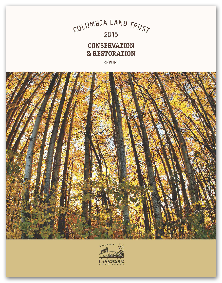 2015 Year End Report Columbia Land Trust 2015-year-end-report-columbia-land-trust